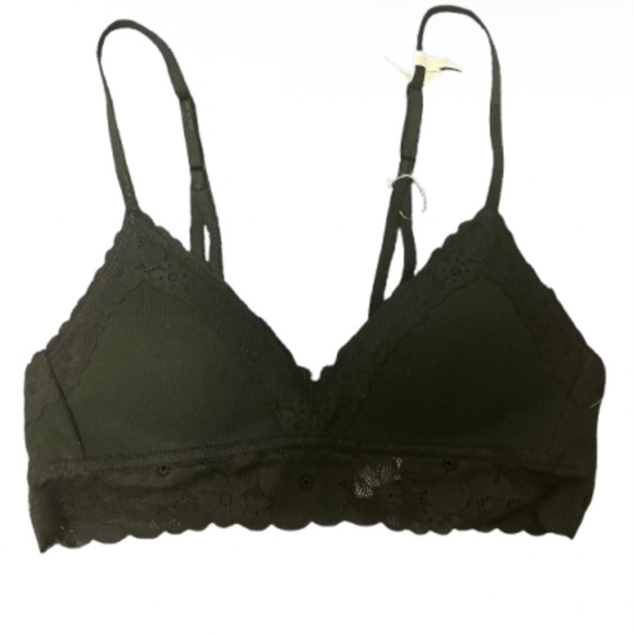 aerie | Intimates & Sleepwear | New Aerie 34a Wireless Black Bra | Poshmark